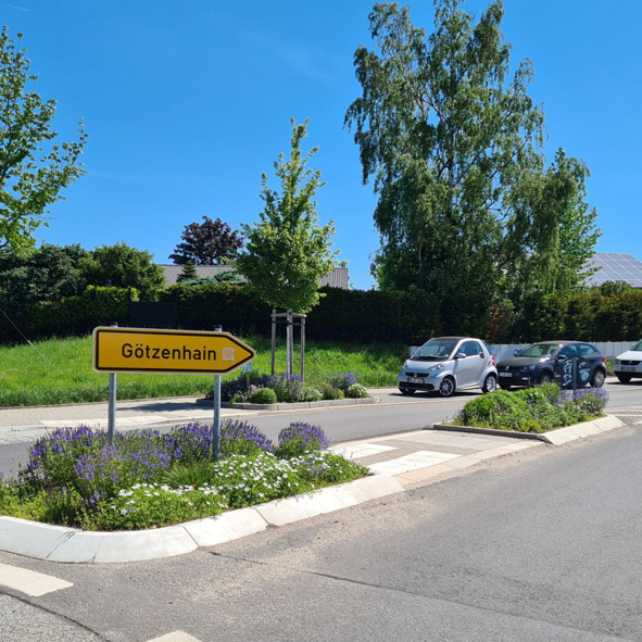 Dreieichenhain - D2-Kreisel Hainer Weg-Geißberg - DLB Dreieich